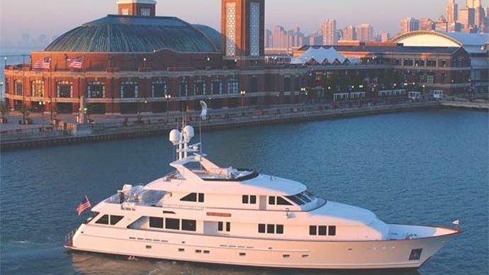 Price reduction to superyacht Lady Gayle Marie at Burger Yacht Sales